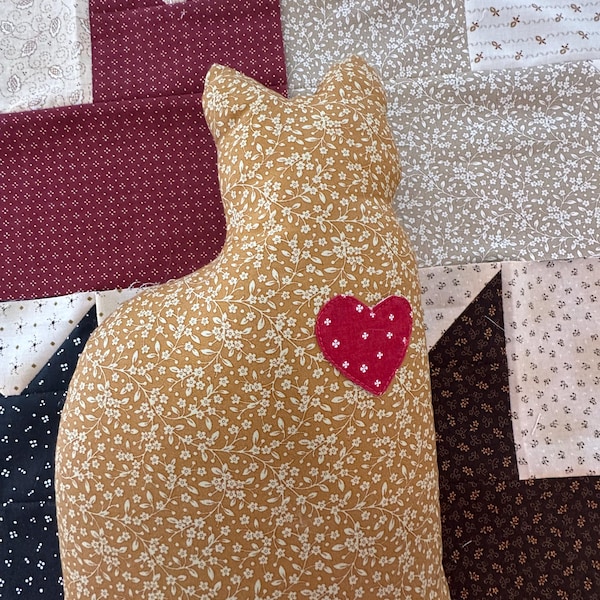 Stuffed Cat Patterns Download, Kitty Kitten Templates, Various Sizes ...
