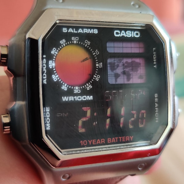 Gulf Racing – Modified Watch Based on Casio AE-1200 – Full Metal CNC ...
