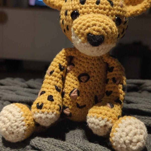 Leopard Crochet Pattern PDF - Crochet Leopard Amigurumi Pattern ...