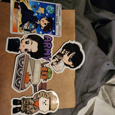 Shooky Military BTS Vinyl Waterpoof Sticker Suga Agustd Hobihearteu ...