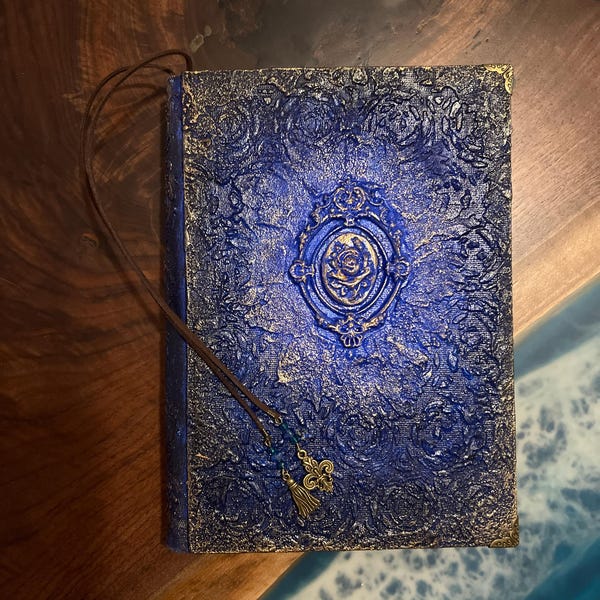 Gothic Diary Grimoire Custom Sketchbookbook of Shadows Spell Book ...