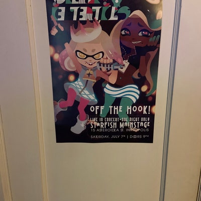 Off the Hook Concert Poster Splatoon 2 Artist Print Illustration - Etsy