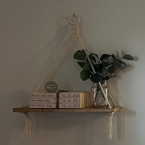 Custom Book Stack Centerpiece||wedding & Home Decor||made With Real ...