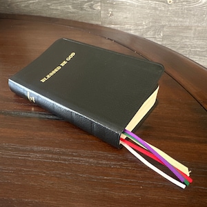 Leatherette Ribbon Marker Vegan Bookmark Missal Bookmark - Etsy