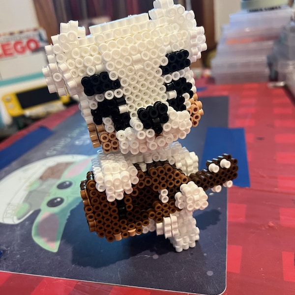 Set of 7 - BT21 Koya RJ Shooky Mang Chimmy Tata Cooky 3D Perler Bead ...