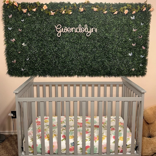 Custom Multi Colored Knitted Names Customized Baby Name for Nursery ...