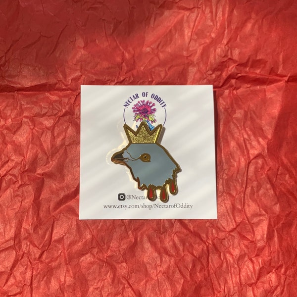 Hereditary Pigeon King Paimon Hard Enamel Pin - Etsy