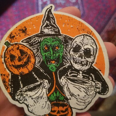 PATCH 3 Halloween Trick or Treaters HORROR Movie III Witch Masks ...