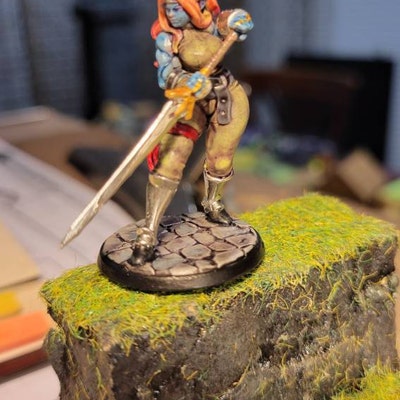 Quart, Goblin Wizard 32 Mm Resin Miniature Twin Goddess Miniatures - Etsy