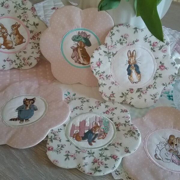 30 Peter Rabbit Machine Embroidery Designs, Beatrix Potter Embroidery ...