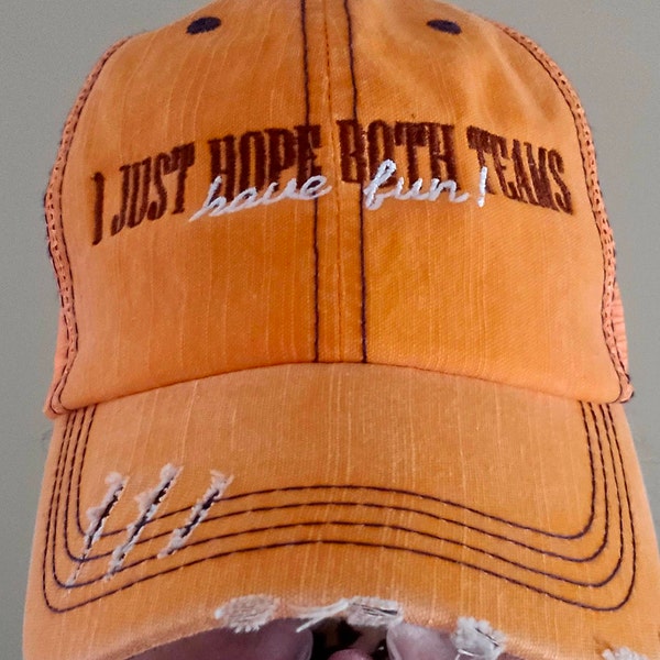 Custom Team Sports Hats, Distressed Hats for Moms, Snapback Hat for ...