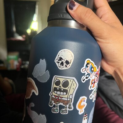 Mini Skull Stickers Goth Art Spooky Season Dark Horror Art Journal ...