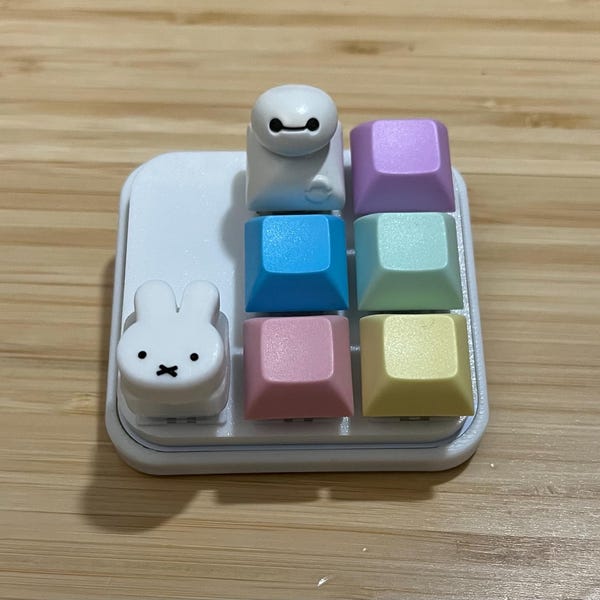 Pink Mechanical 10 Key Grenade Fidget - Etsy