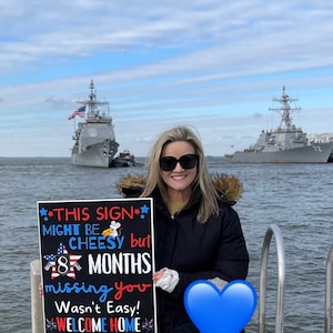 Editable Military Welcome Home Sign Back From Deployment Printable ...