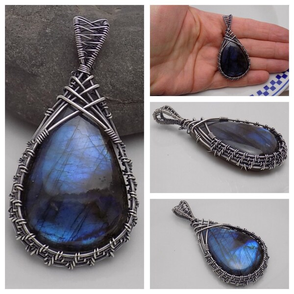 Crystal Skull Pendant Swarovski Astral Orange Wire Wrapped Copper Wire ...