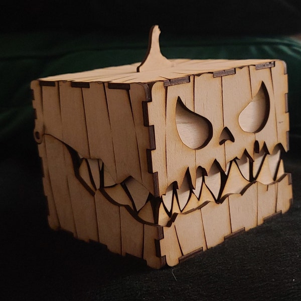 Halloween Monster Box Laser Cut Files: SVG, PDF, CDR (digital Product ...