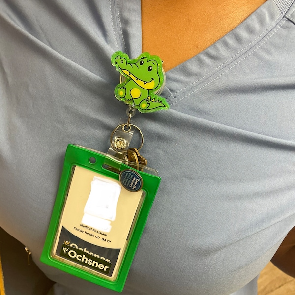 Alligator Badge Reel, Retractable Badge Reel, Animal Badge Reel ...