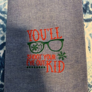 Christmas Story Quote - Machine Embroidery Design, Christmas Embroidery ...