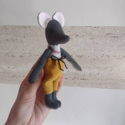 Mini Mouse 16 Cm Soft Toy Sewing Pattern and Tutorial - Etsy