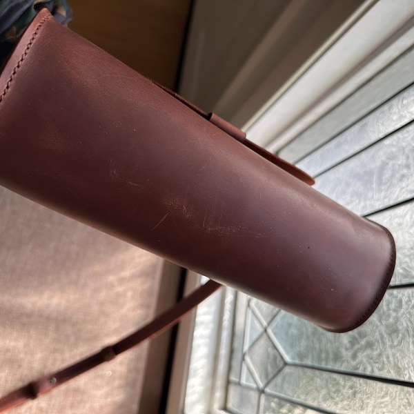 Small Leather Backpack for Women in Minimalist Style, Handmade Backpack ...