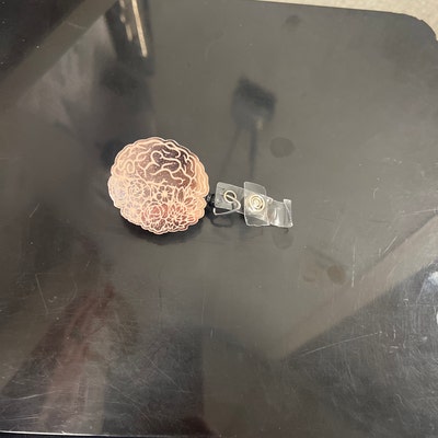 Floral Brain Badge Reel Neurology Badge Reel Neuro ICU Badge Nurse ...