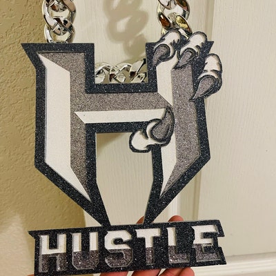 Custom Swag Spinner Chain Logo Miami Cuban Link Swag Bling Turnover ...