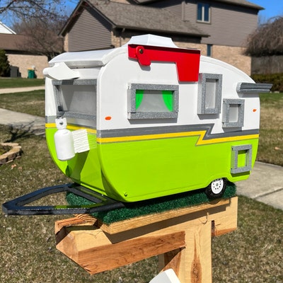 Pull Behind Horse Trailer Mailbox Custom Built - Etsy