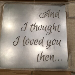 Custom Metal Quote Sign and Sayings, Inspirational Personalized Sign ...