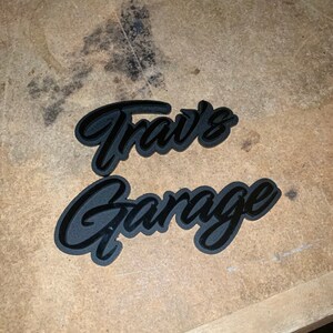 Custom Text Car Badge Script Font Type Your Own and Choose - Etsy