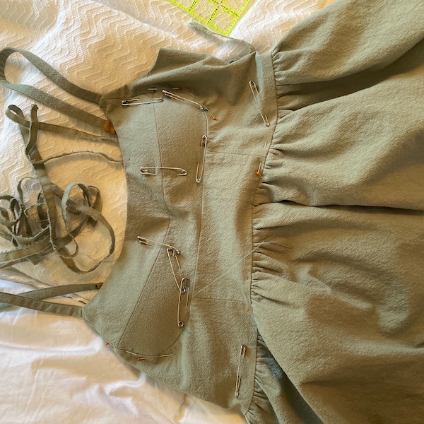 Fit and Flare Low Back Mini Dress Digital PDF Sewing Pattern // US Size ...