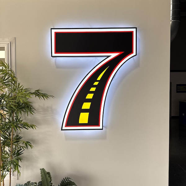 Custom Office Sign LED 3D Logo Backlit , Custom Laser Cut Logo Metal ...