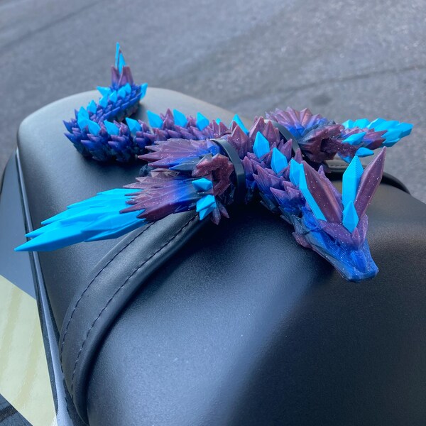 12" Dragon Fidget Toy, Colored 3d Articulated Dragon, Flexible Dragon ...