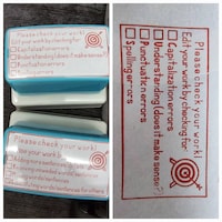All-custom Checklist Stamps,teacher Stamps,personalized Checklist ...
