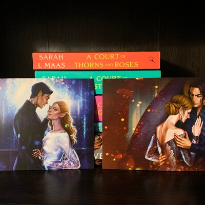 Art Print Rhysand & Feyre Starfall by Salome Todladze ACOC Exclusive - Etsy