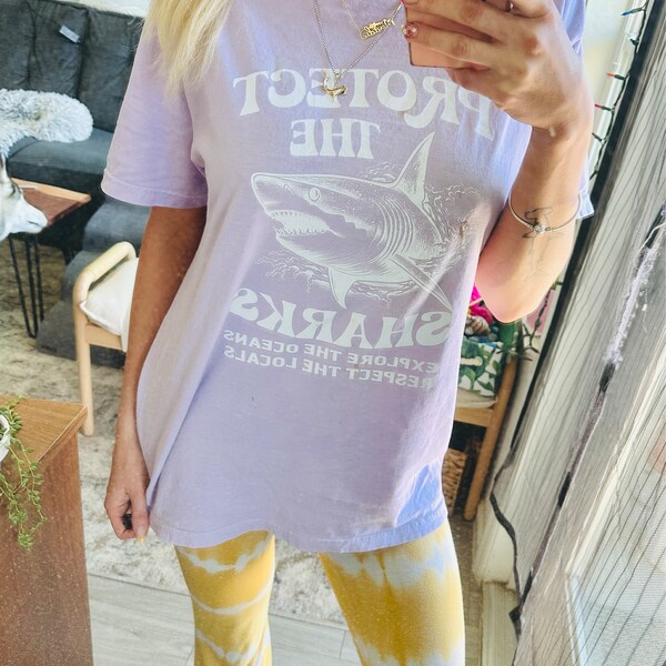 Respect the Locals Great White Shark Sweatshirt Save the Local Sharks ...