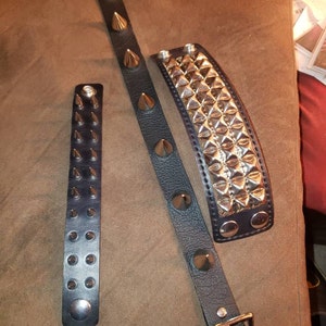 4in Black Spiked Bracer Gauntlet With 72 Spikes | Etsy