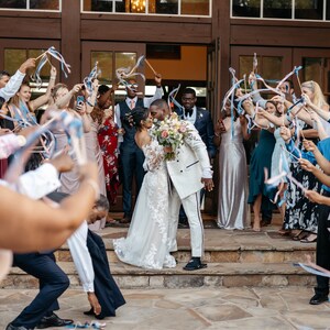 150 Ribbon Wedding Wands Send off Idea Ceremony Exit Ribbon - Etsy