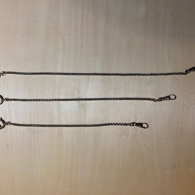 New Gold Colour Single Albert Pocket Watch Chain With Locket Pendant ...