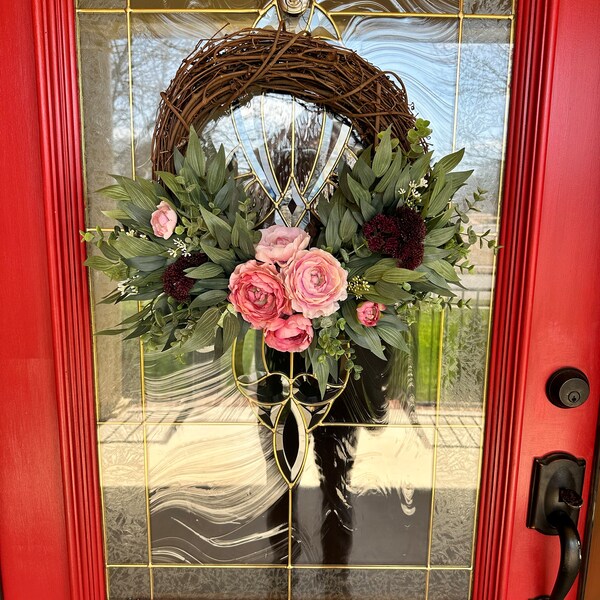 Extra Large Everyday Greenery Wreath, Wedding XL Wreath, Church Door ...