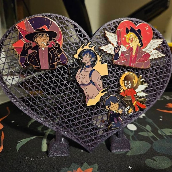 Large Circle Pin Display Stand, Huge Pin Display Board for Multiple ...