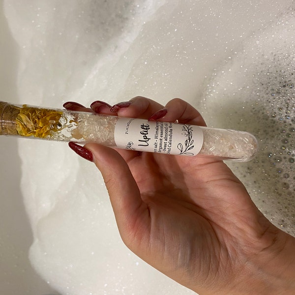 Bath Salts Tube Bath Salt Bath Salt Bath Salt Favors Spa Gift Natural ...