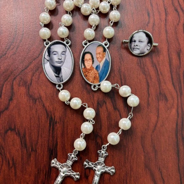 Picture Rosary | Colorful Soft Pottery Beads| Custom Rosary ...