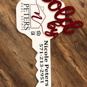 Realtor Sold Key Personalized - Etsy