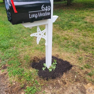 Mailbox Bracket Ship's Wheel Small 7x9 Inch, Custom Mailbox, Coastal ...