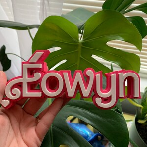 Custom Fashion Doll Style Name Sign Personalized Gift for Girl Kid Room ...