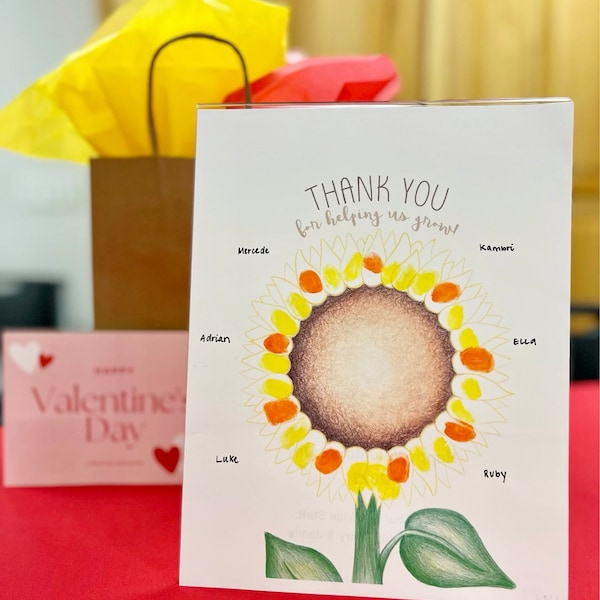 INSTANT DOWNLOAD Teacher Appreciation Gift Ideas, Sunflower Classroom ...