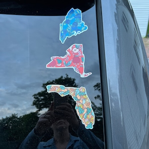 Boston Skyline Vinyl Sticker, Massachusetts, Best F'riend Gift ...