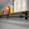 Steel L Shelf Bracket, 2 Inches Wide and Matches Closet Brackets ...
