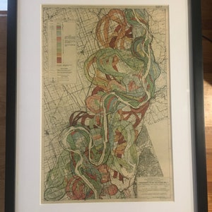 Harold Fisk Map, Mississippi River, P22 Sheet 2, Mississippi River ...