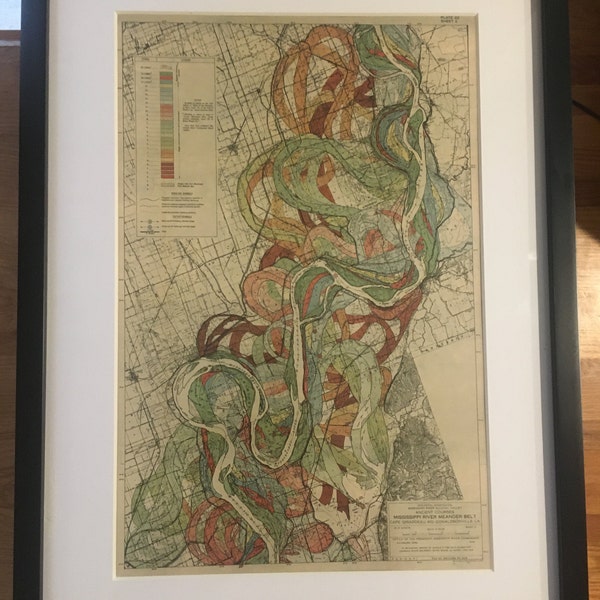 Harold Fisk Map, Mississippi River, P22 Sheet 2, Mississippi River ...